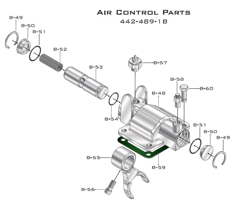 Air Control Parts - 489-1B | Gearcentre Canada| Heavy Light-Duty ...