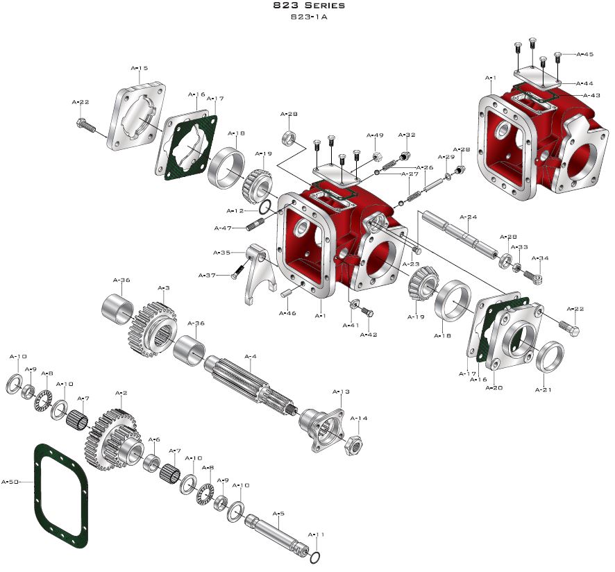 Exploded View - 823-1 | Gearcentre Canada| Heavy Light-Duty ...