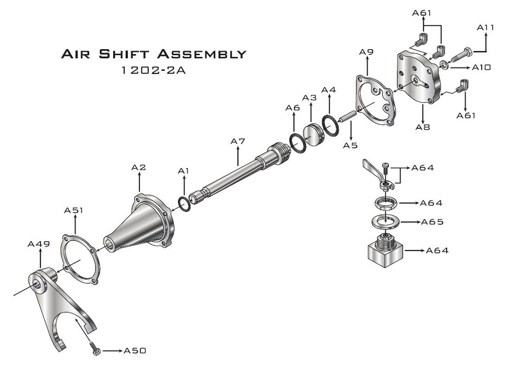 Air Shift Assy - 10110G-10/93-1202 | The Gear Centre | Heavy Light-Duty ...