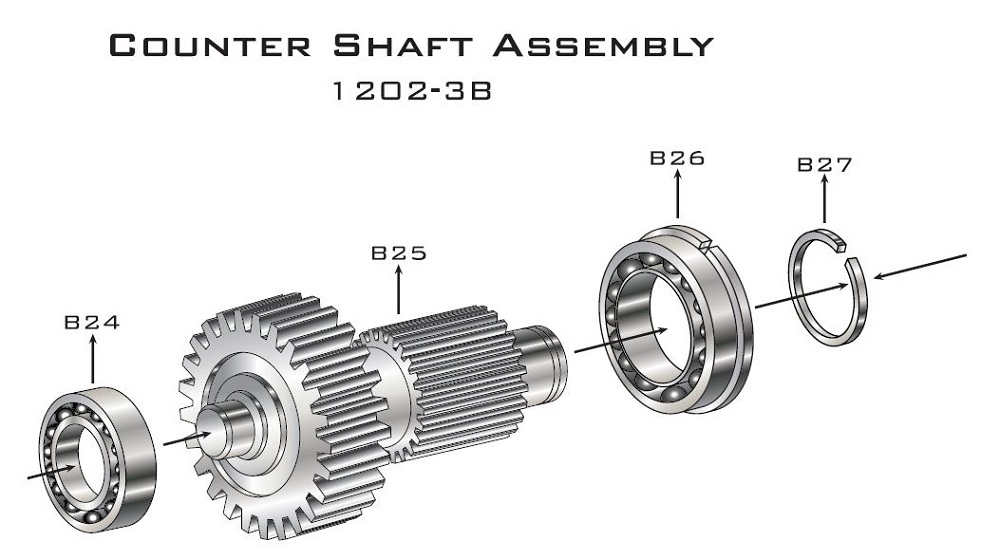 Countershaft Assy - 10444-5/93-1202 | The Gear Centre | Heavy Light ...