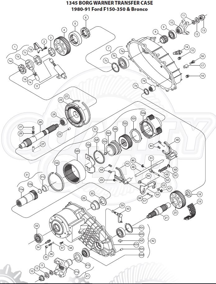 Borg Warner - BW1345 | Gearcentre Canada| Heavy Light-Duty ...