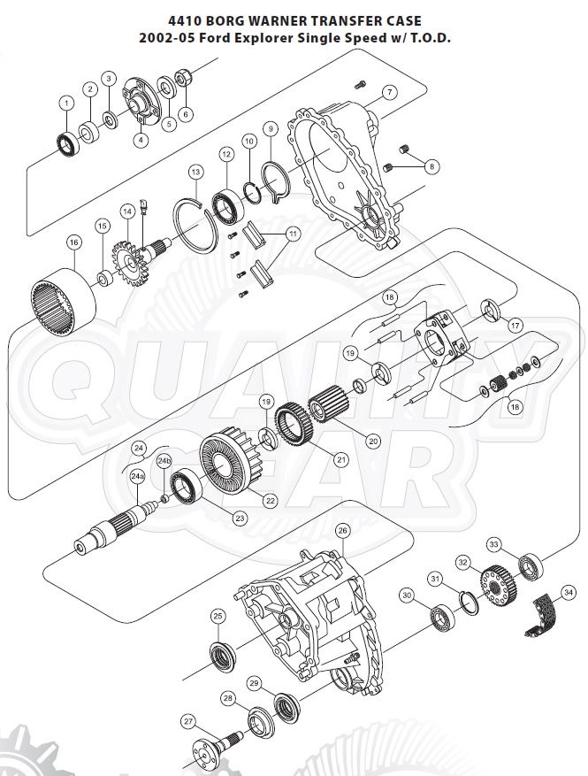 Ford Transfer Case Diagram