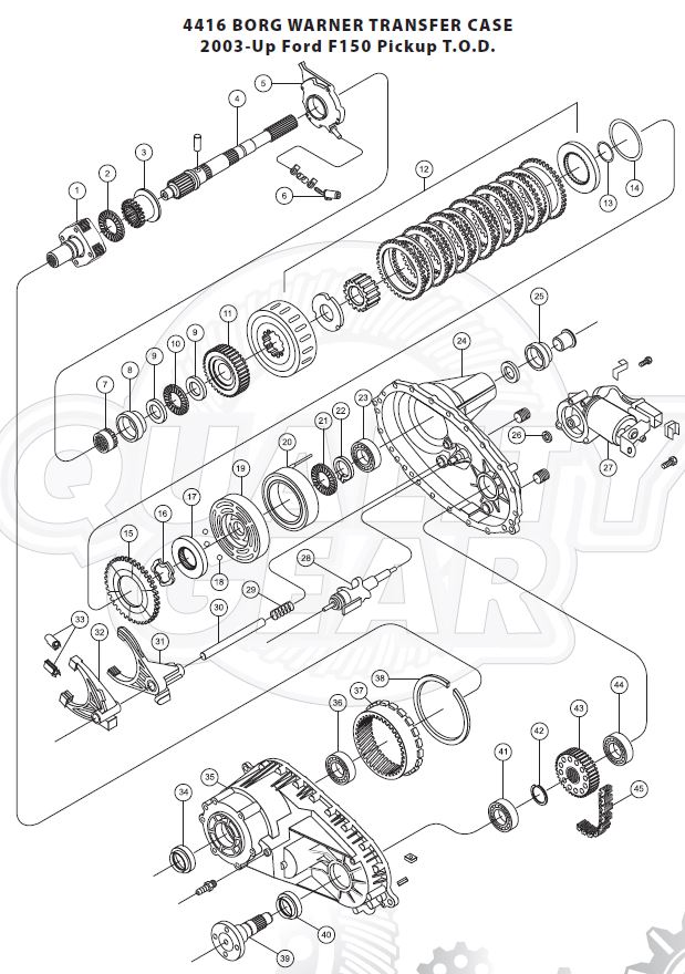 Borg Warner - BW4416TOD | Gearcentre Canada| Heavy Light-Duty ...
