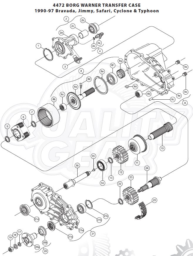 Borg Warner - BW4472 | Gearcentre Canada| Heavy Light-Duty ...