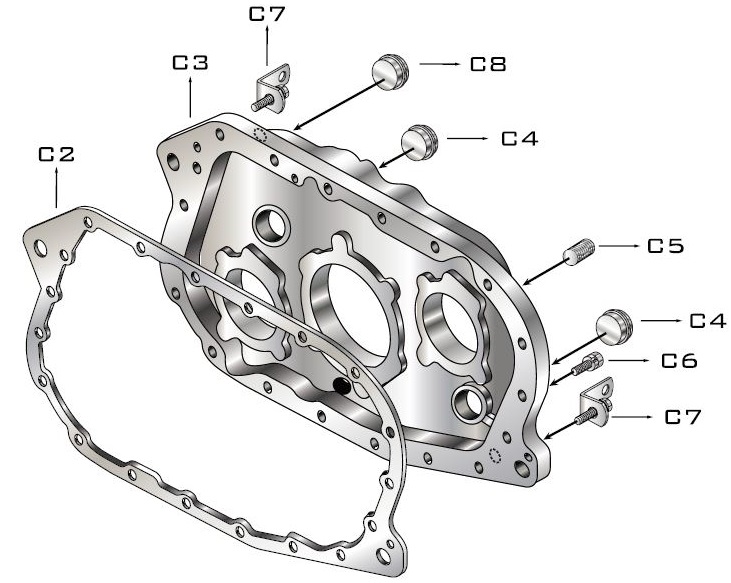 Thru-Shaft Pto - 10414A-10/95-16210C | Gearcentre Canada| Heavy Light ...