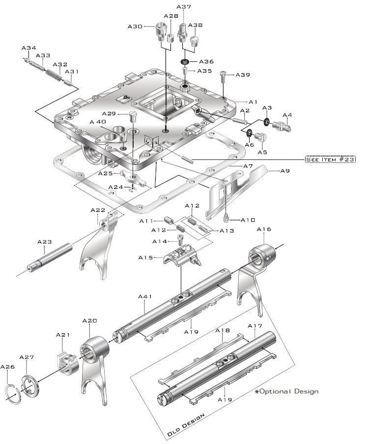 Shift Bar Housing - 10226-9-94-16210C | Gearcentre Canada| Heavy Light ...