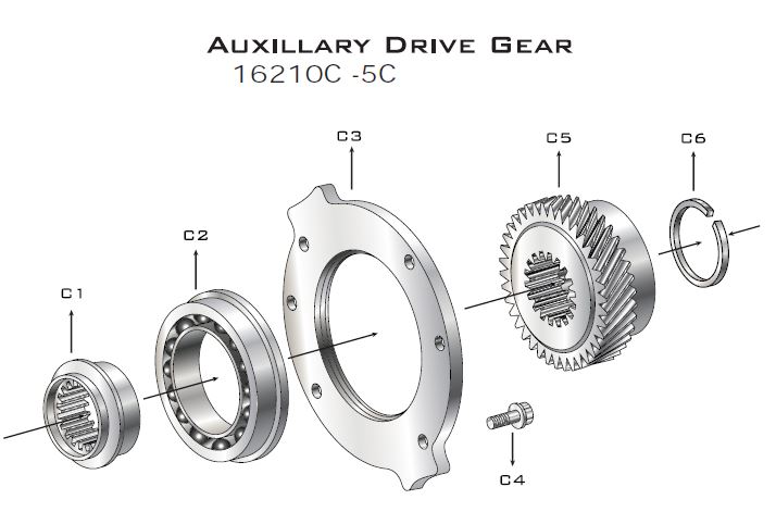 Auxiliary Drive Gear - 10486-9-94-16210C | Gearcentre Canada| Heavy ...
