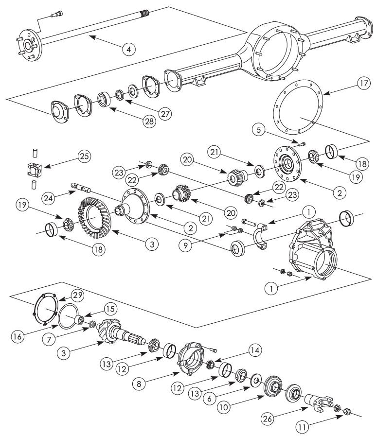 Ford 9" - F9 | Gearcentre Canada| Heavy Light-Duty Transmissions ...