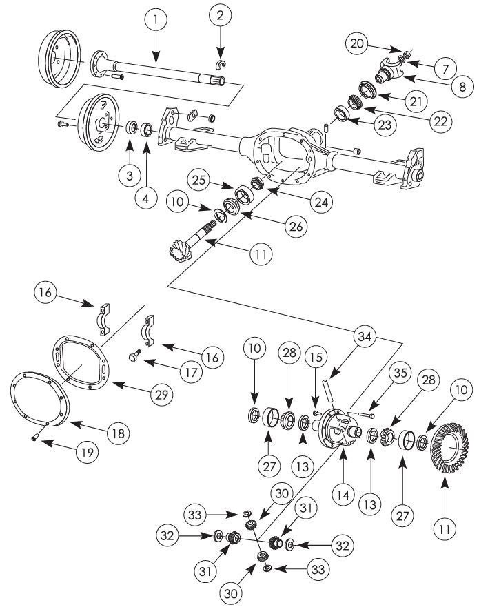 GM 7 1/2" & 7 - GM7.5&7.6 | Gearcentre Canada| Heavy Light-Duty ...