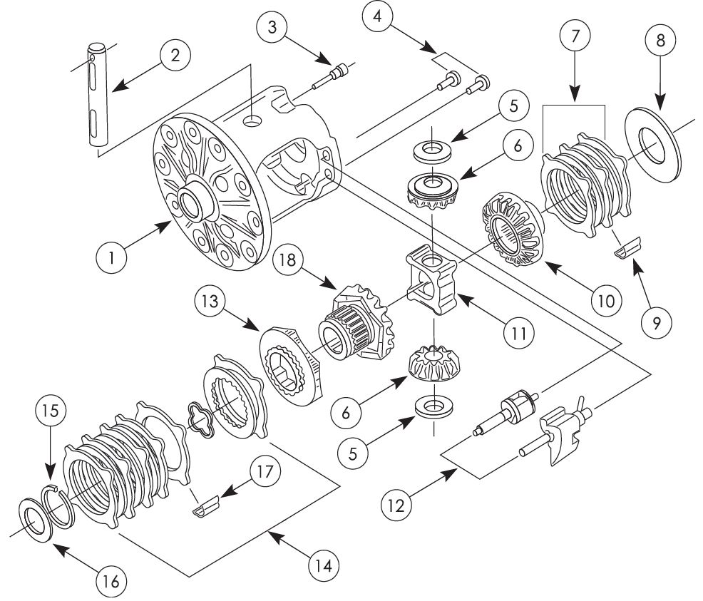 GM 8 1/2" 10 Bolt Locking - GM8.5-10BL | Gearcentre Canada| Heavy Light ...