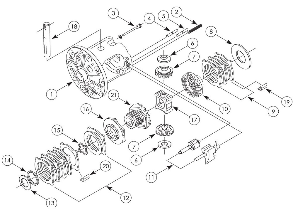 GM 9 1/2" - 14 Bolt Locking - GM9.5-14BL | Gearcentre Canada| Heavy ...
