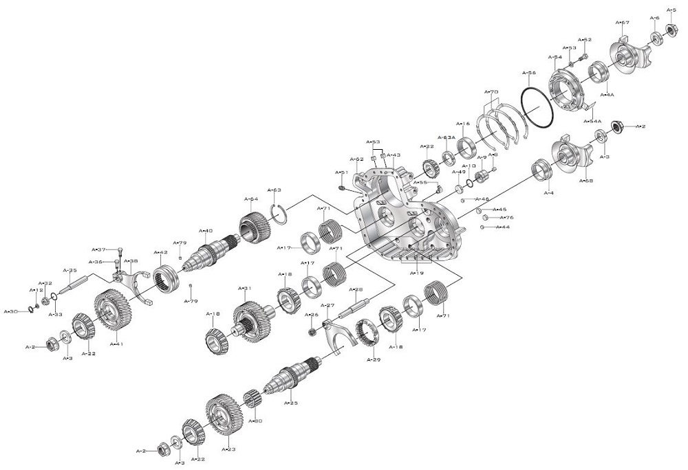 Front - MTC-4210-2 | Gearcentre Canada| Heavy Light-Duty Transmissions ...