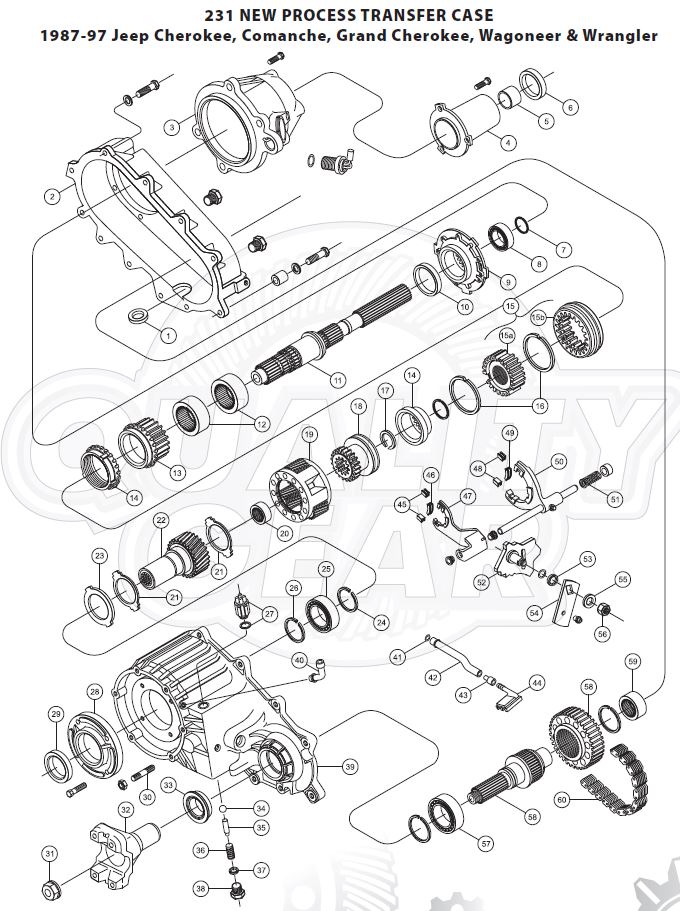 231 Transfer Case Diagram