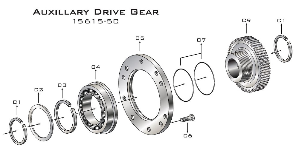 Auxilary Drive Gear - 10482-12/92-15615 | Gearcentre Canada| Heavy ...
