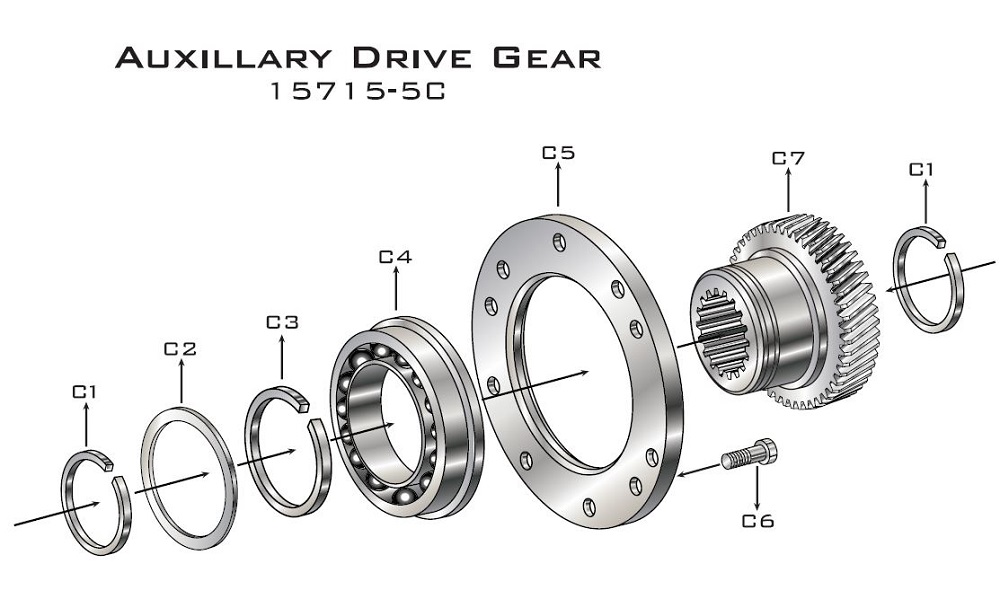 Auxilary Drive Gear - 10480-12/92-15715 | Gearcentre Canada| Heavy ...