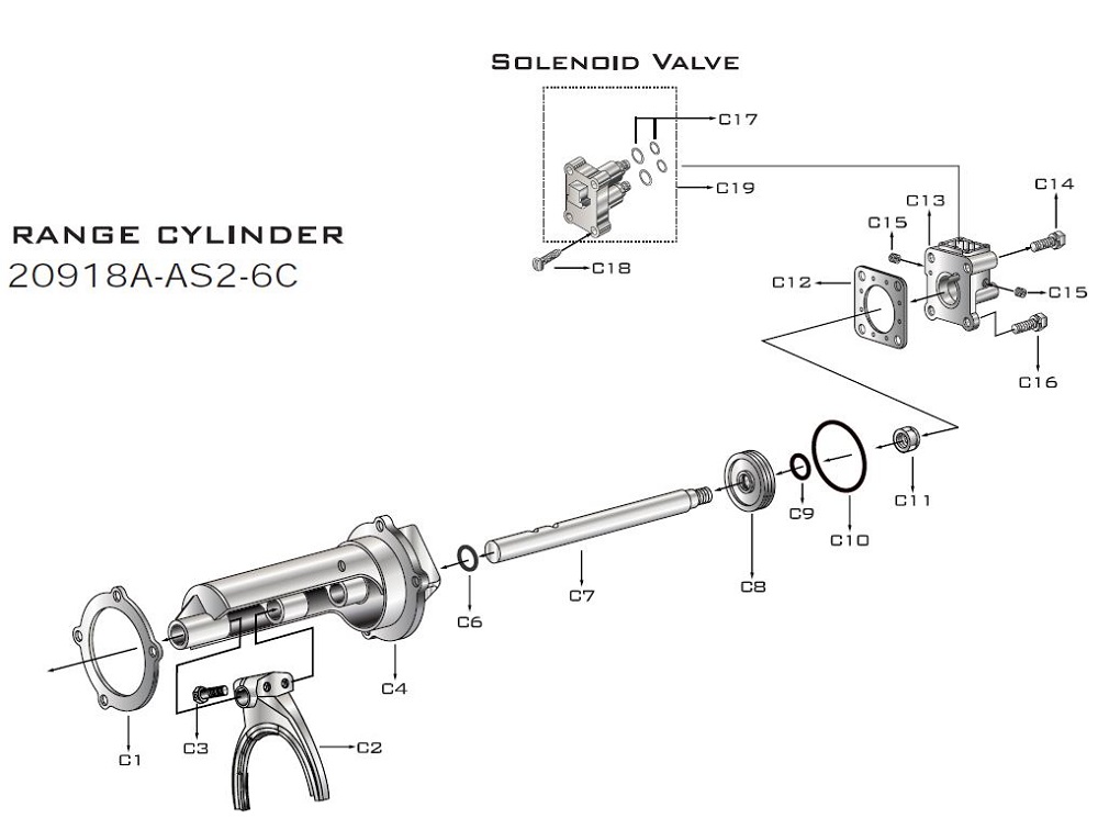 Range Cylinder - 12461-08-01-20918A | Gearcentre Canada| Heavy Light ...