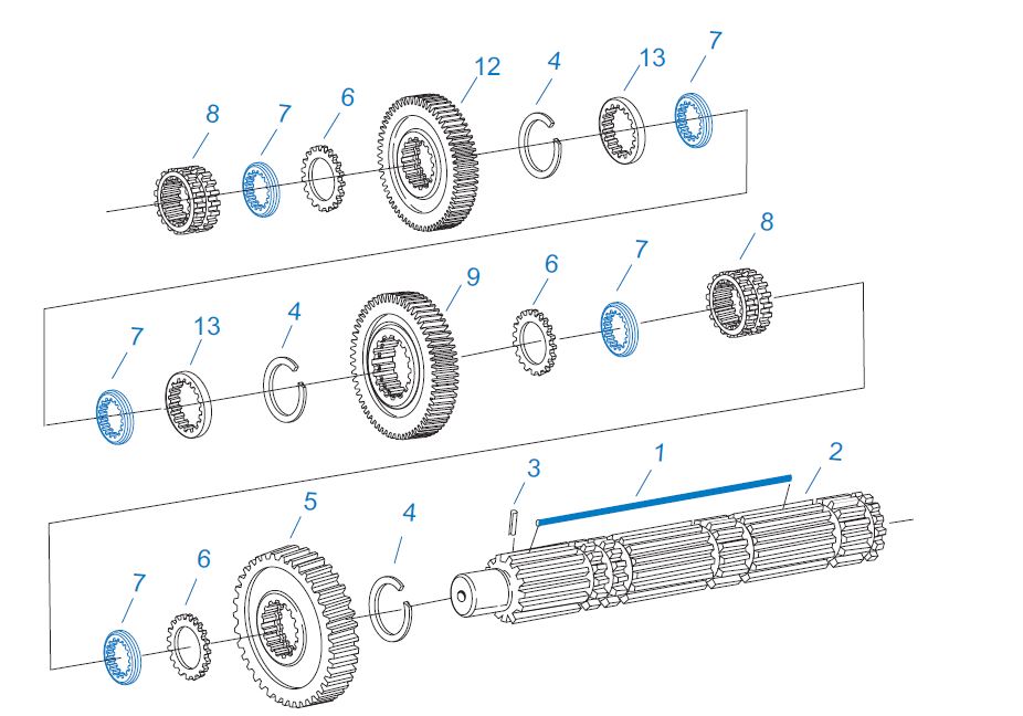 Mainshaft Assy - Current - 10322A-3-97-16610B | Gearcentre Canada ...