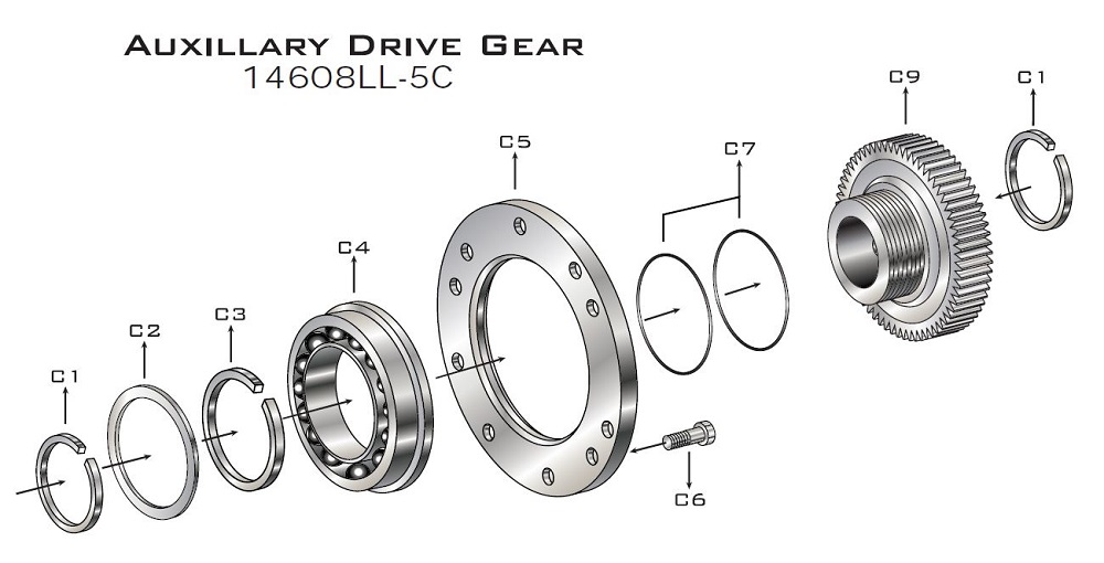 Auxiliary Drive Gear - 10481-12-92-RTO14608LL | Gearcentre Canada ...