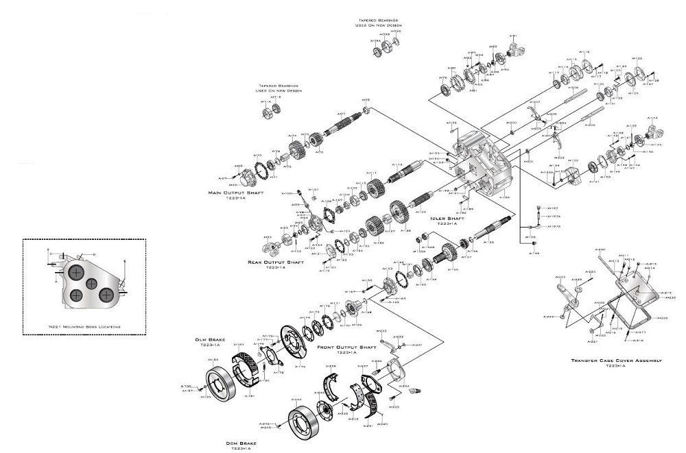 Main Assembly - T-221 | Gearcentre Canada| Heavy Light-Duty ...